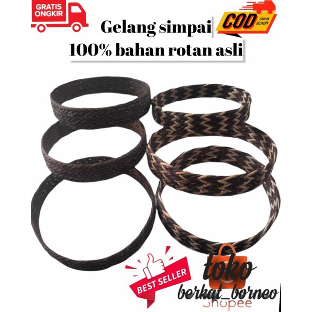 Jual Berkat_borneo Gelang Simpai Pria Wanita Khas Dayak Kalimantan Dari ...