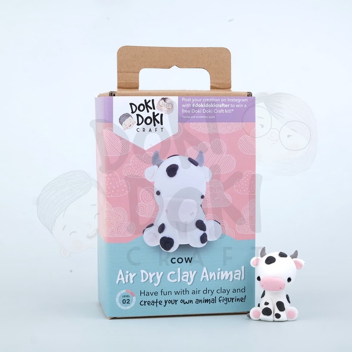 Jual Animal Clay Craft Kit - DIY - Cow / Sapi Kerajinan Tangan | Shopee ...