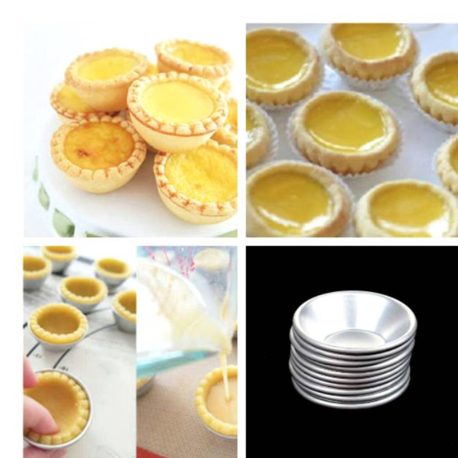 Jual Cetakan egg tart mini pie pai loyang pie susu produk impor tebal ...