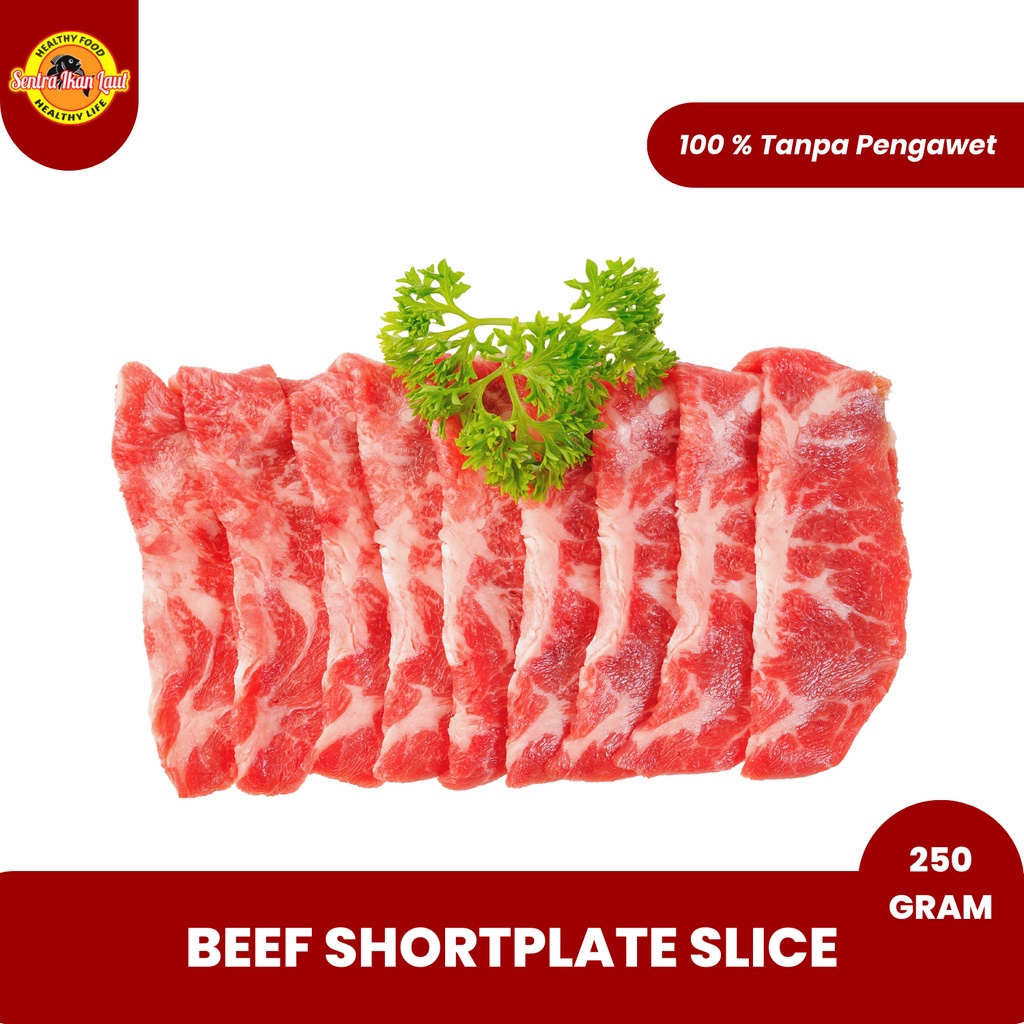 Jual Daging Sapi Lapis US Sliced Beef / US Shortplate Beef Slice 250 ...