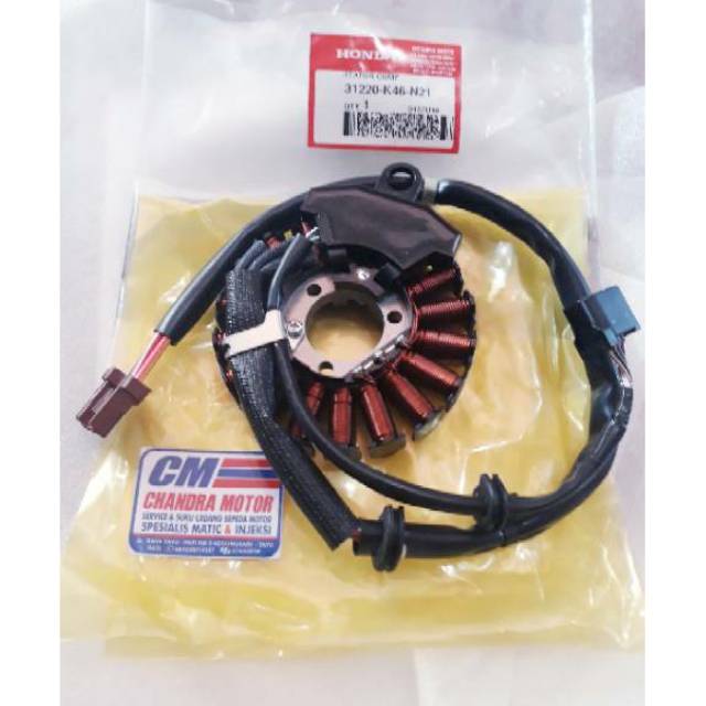 Jual Sensor ckp/spull set/stator comp vario 110 esp 31220-K46-N21 asli AHM | Shopee Indonesia