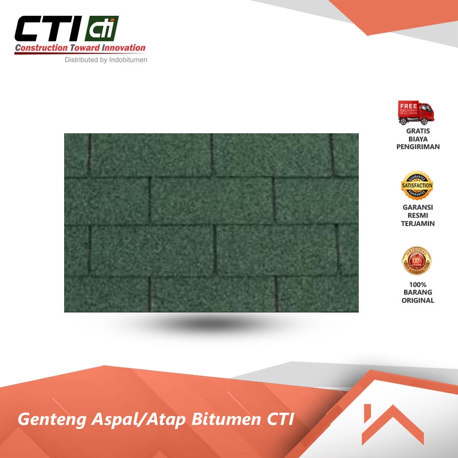 Jual Atap Bitumen CTI CT3 Green | Shopee Indonesia