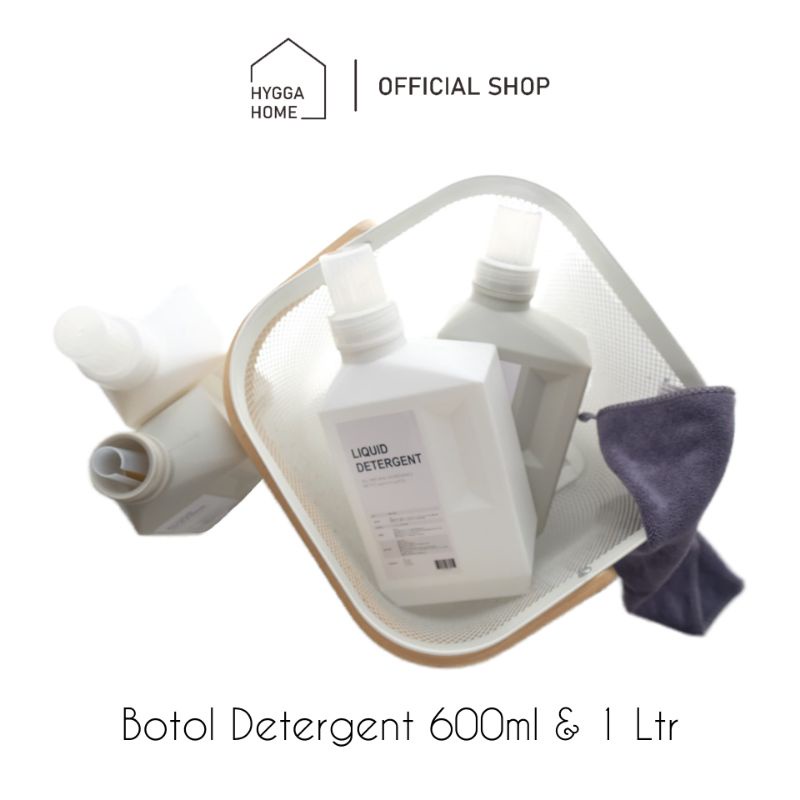 Jual Hygga Home Botol tempat DETERGENT Softerner Laundry/Detergent ...