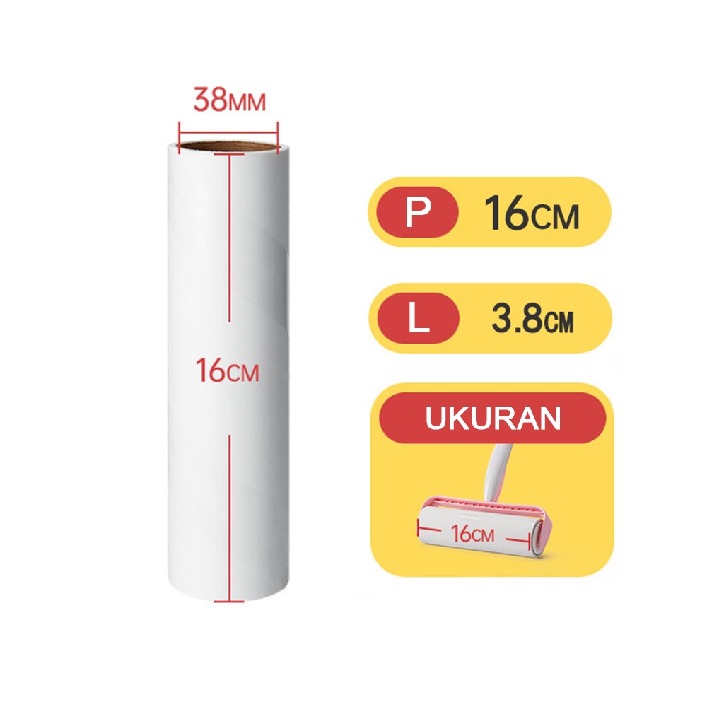 Jual SUNFAY Pet Roller Bulu Kucing/Stick roller/Sticky lint roller hair ...