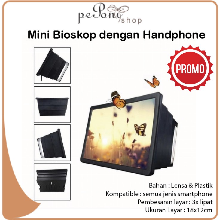 Jual Bioskop Mini dengan HP - MINI BIOSKOP 3D ENLARGER N PORTABLE ...