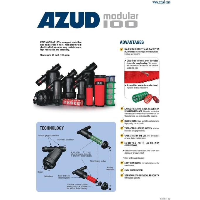 Jual Azud Disc Filter Air Modular 100 1 inch | Shopee Indonesia