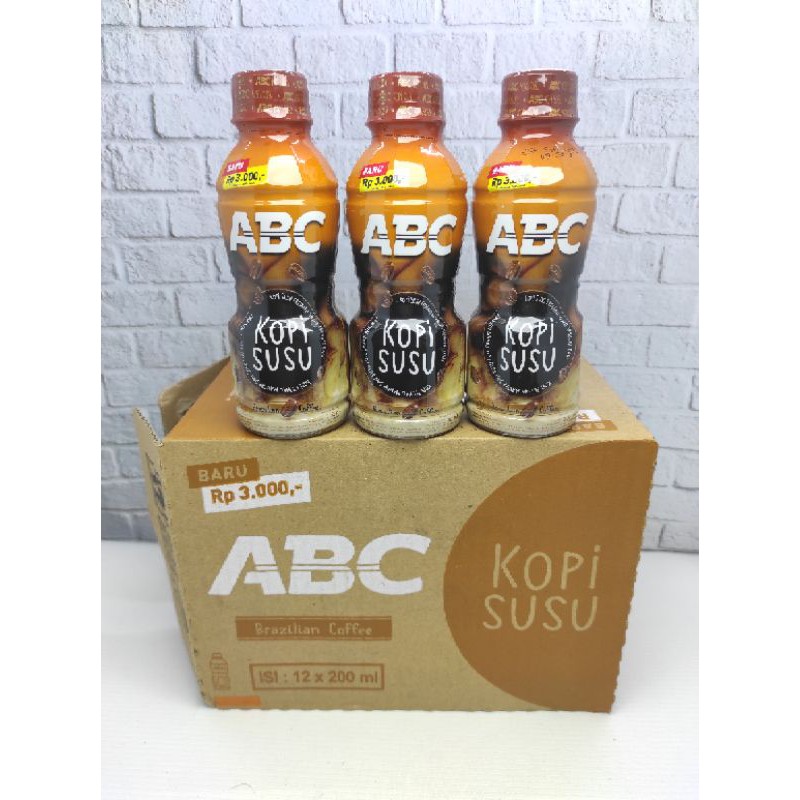 Jual Kopi ABC Botol 200 ml (1 dus isi 12 botol) | Shopee Indonesia