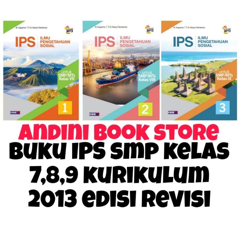 Jual BUKU IPS SMP/MTs KELAS 7,8,9 KURIKULUM 2013 REVISI | Shopee Indonesia