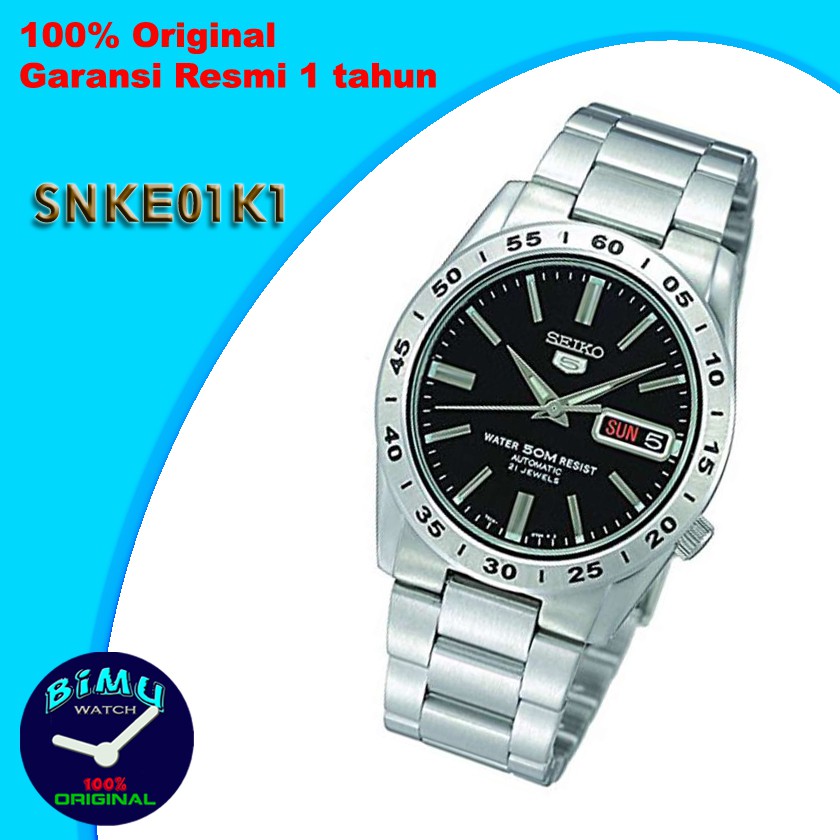 Jual Seiko 5 SNKE01K1 Automatic Black Dial | Jam Pria SNKE01 | Shopee ...