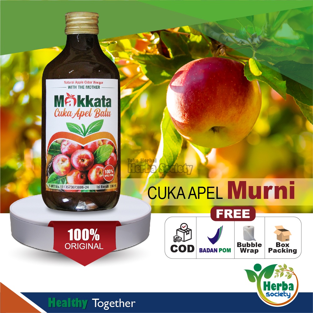 Jual Cuka Apel Original Makkata Untuk Menjaga Kesehatan Wajah Terbuat ...