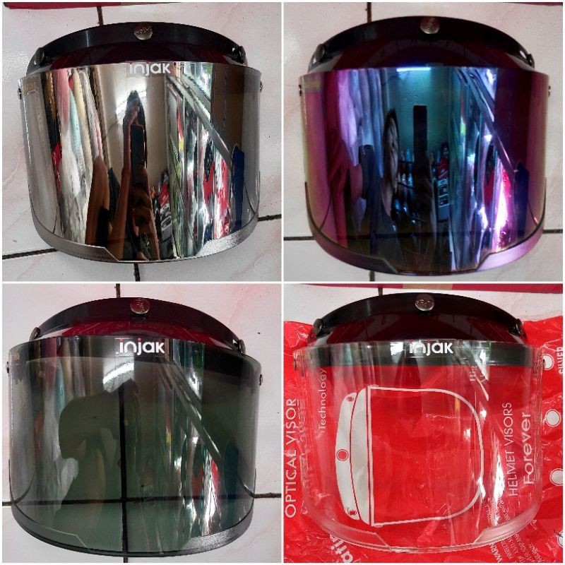 Jual New Visor/Kaca Helm Bogo Jpn Retro Arc Classic Cargloss ( Merek ...