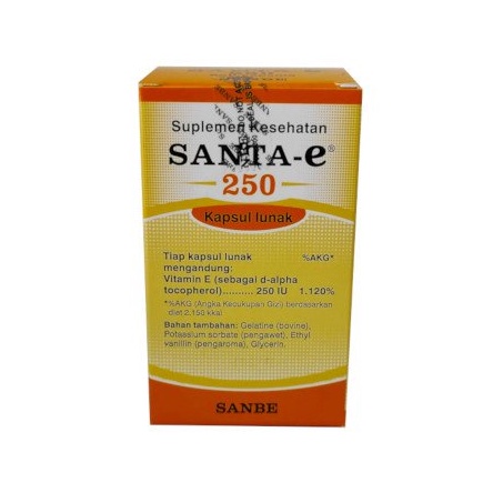 Jual Santa-E 250/400 IU 30 Kapsul Lunak & 4 kaplet | Shopee Indonesia