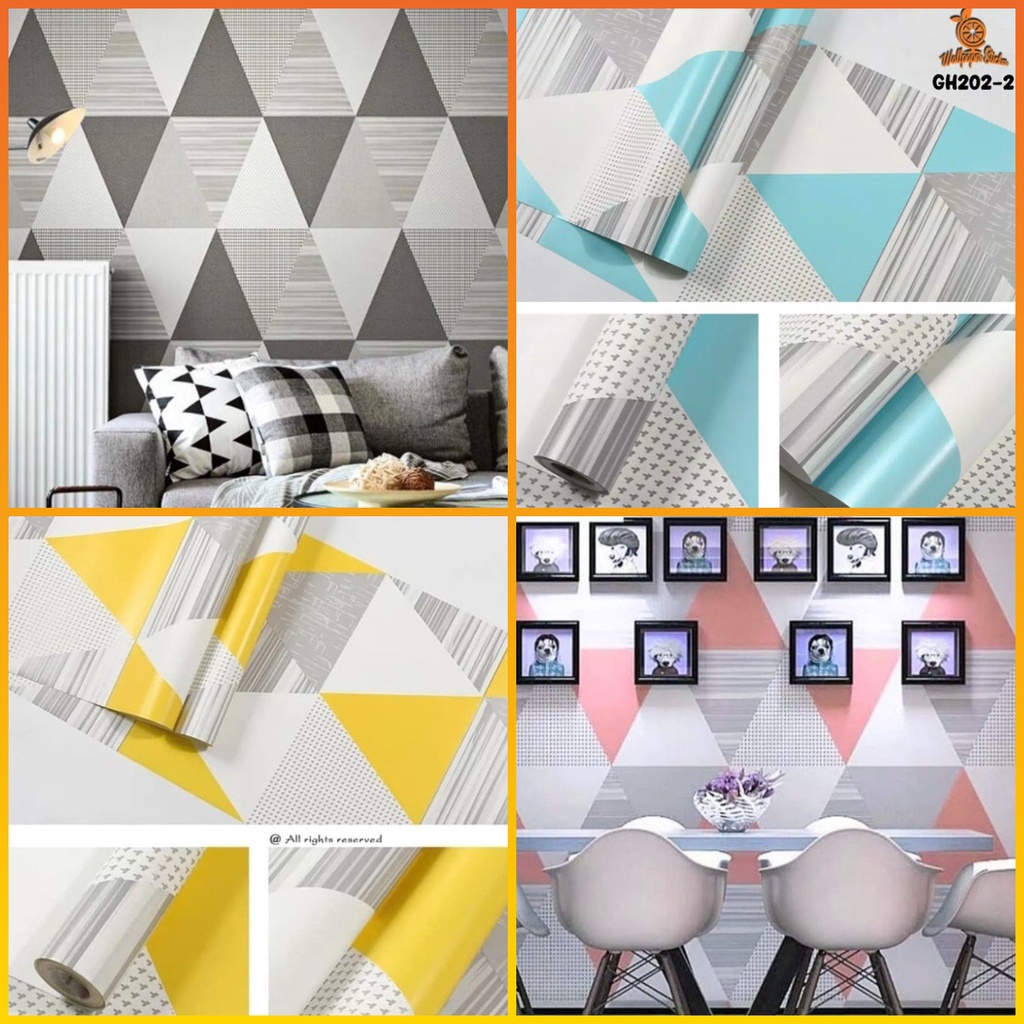 Jual Wallpaper Stiker Dinding Ukuran 45cm X 4m 5m Wallpaper Motif