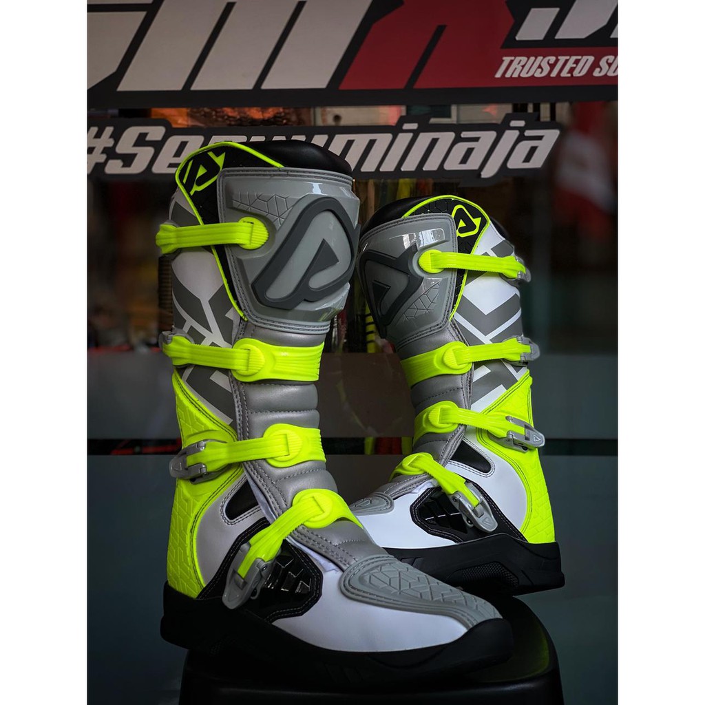 Jual Sepatu Cross Acerbis X-Team Blue White | Shopee Indonesia