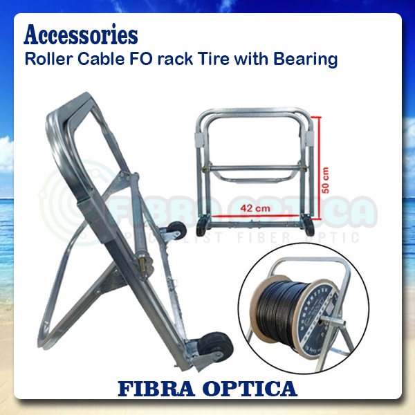 Jual Roller Cable FO rack Tire with Bearing | Tool Alat Tarik Kabel ...