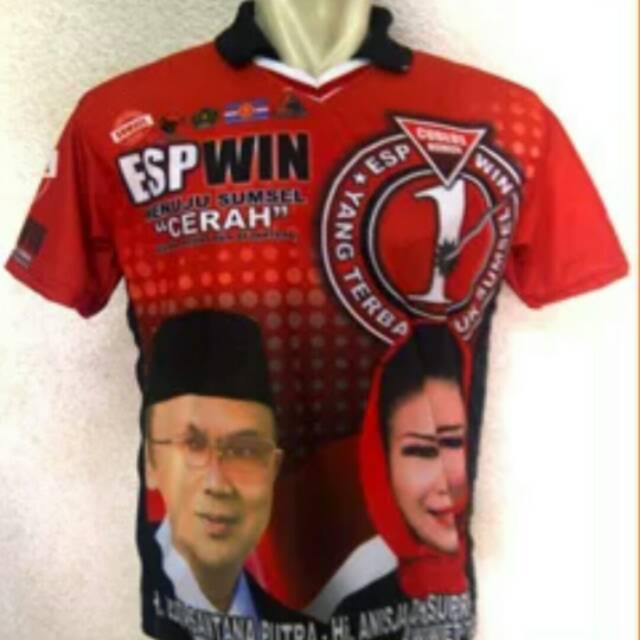 Jual kaos partai kampanye jersey full print murah | Shopee Indonesia
