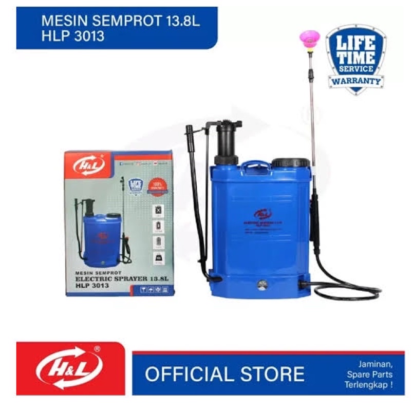 Jual Tangki Semprot Elektrik Hama 2 Fungsi H&L - 13,8 Liter 2in1 ...