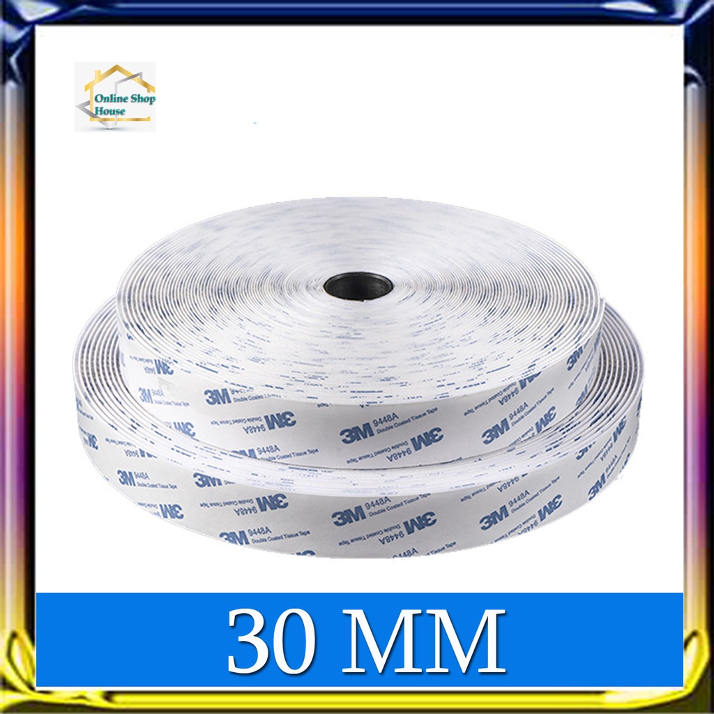 Jual Velcro Hook And Loop 3M 9448A Lem Pita Perekat Adhesive Double ...