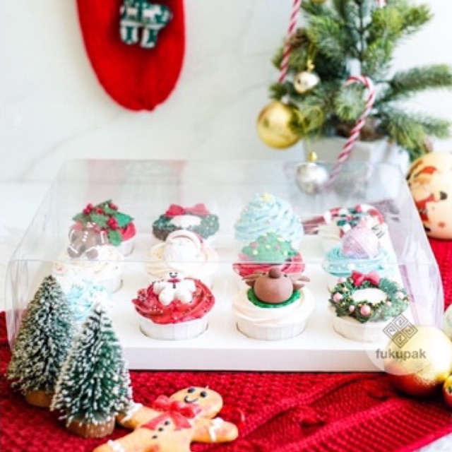 Jual Box Mika Cupcake, Pudding Cup, Pie (20pcs) 9 dan 12 Lubang ...
