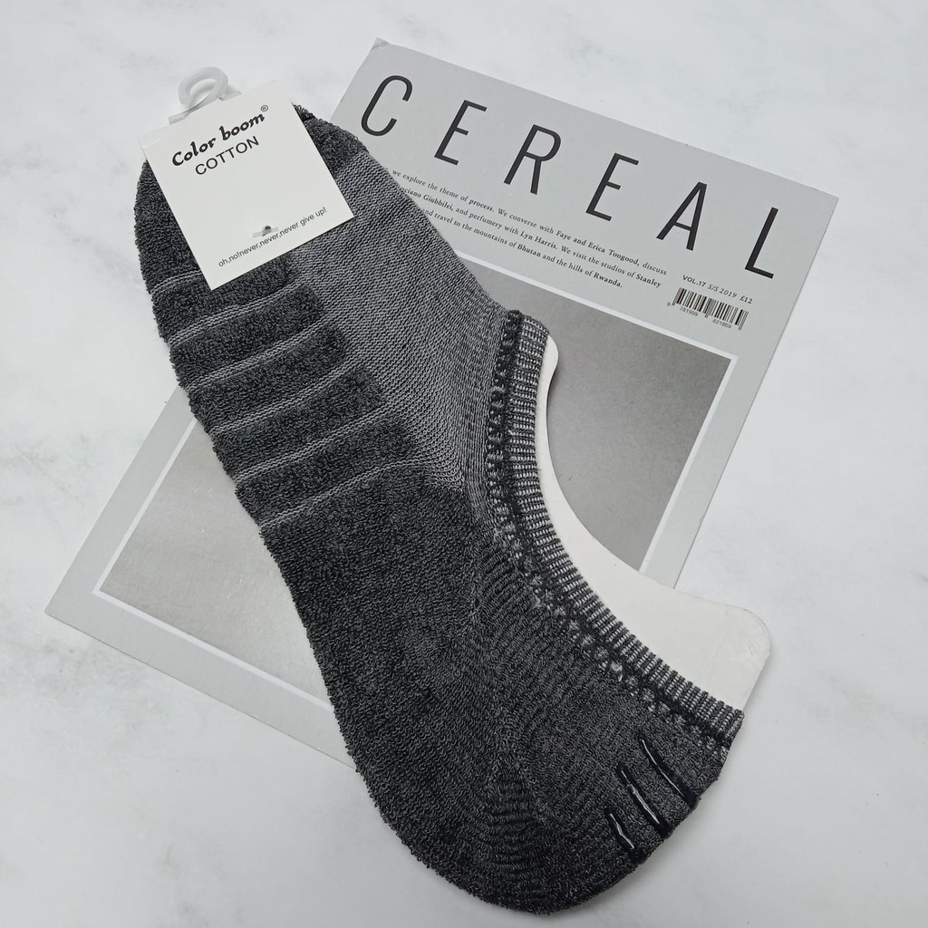 Jual Kaos Kaki pendek tebal Serat Bamboo handuk / Kaos kaki hidden Pria Wanita / kaos kaki arang ...