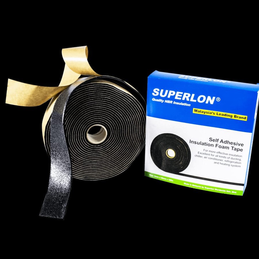 Jual SUPERLON SELF ADHESIVE INSULATION FOAM TAPE | Shopee Indonesia