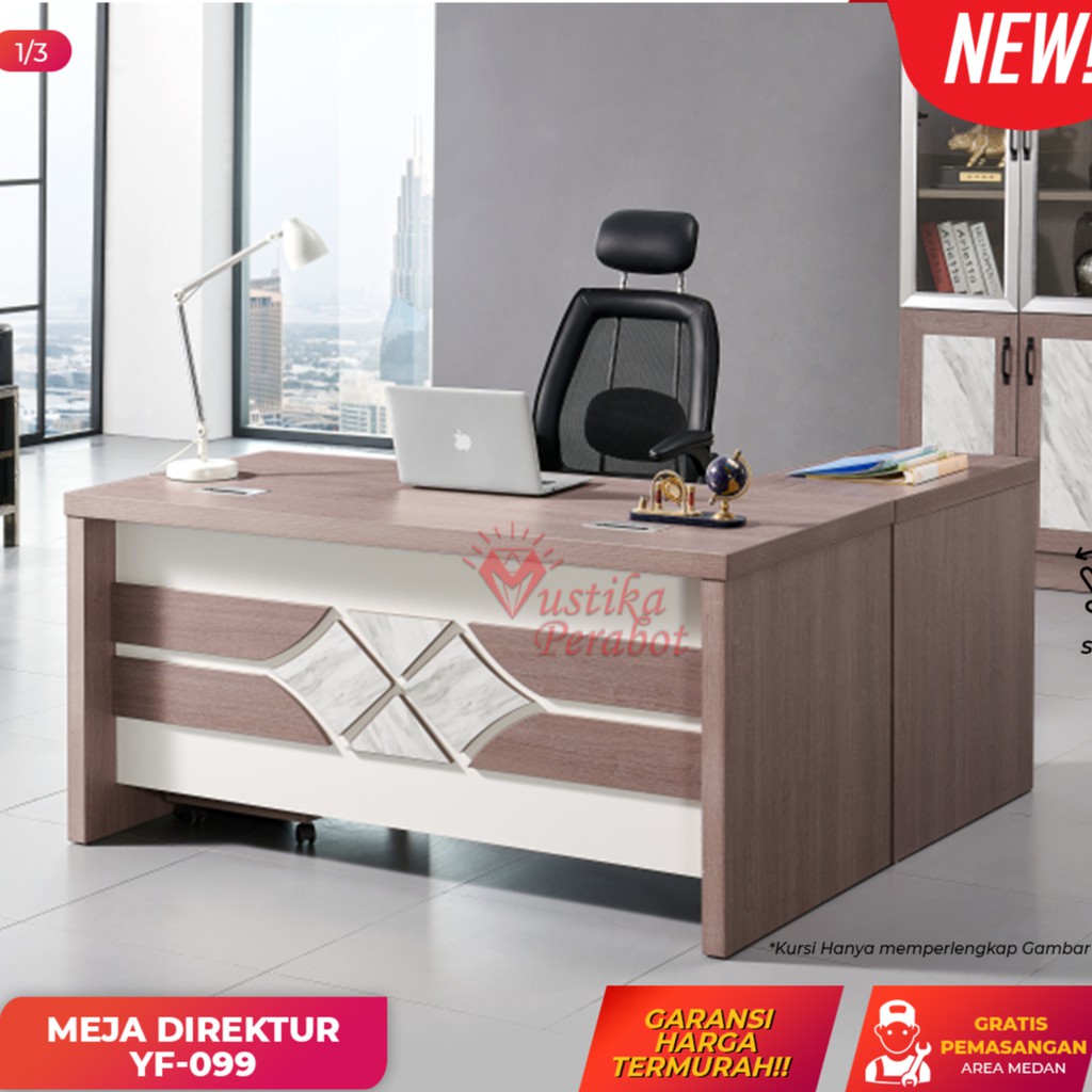 Jual Meja Direktur | Meja Kantor | Meja Kerja YF-099 | Shopee Indonesia