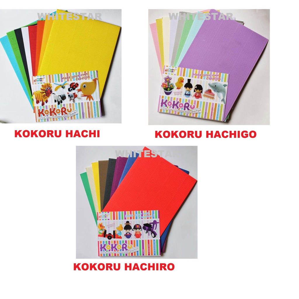 Jual kertas kokoru gelombang corrugated paper A4 hachi , hachiro ...