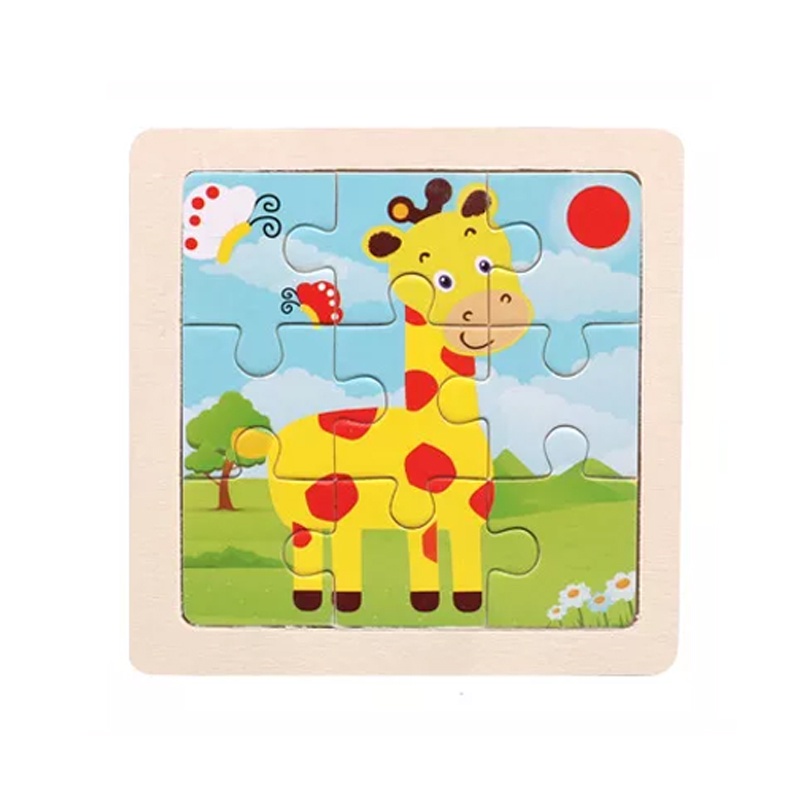 Jual Mini ANIMAL PUZZLE Kayu Mainan Anak Wooden Toys Mainan Edukasi ...