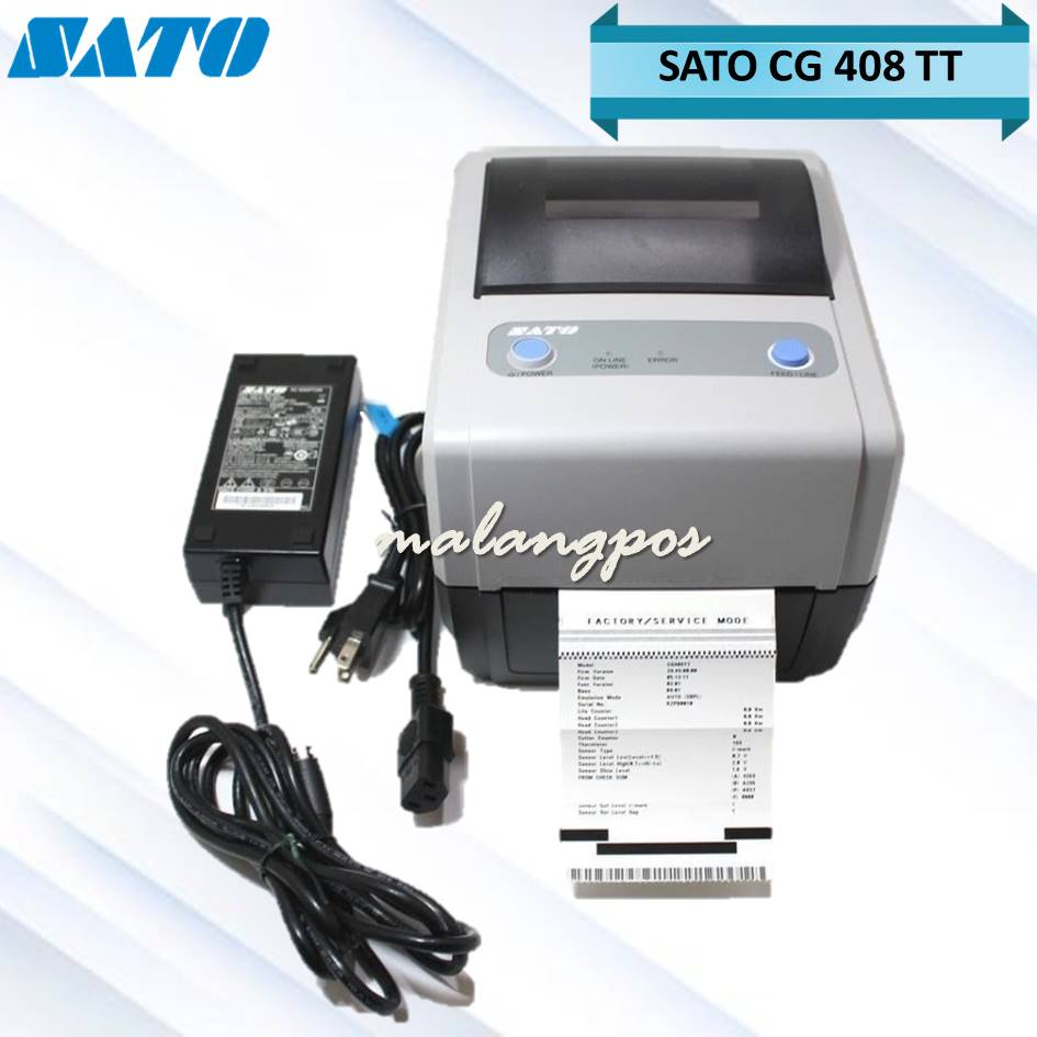 Jual Printer Barcode Sato CG-408TT CG 408 Printer Label 110mm Printer ...