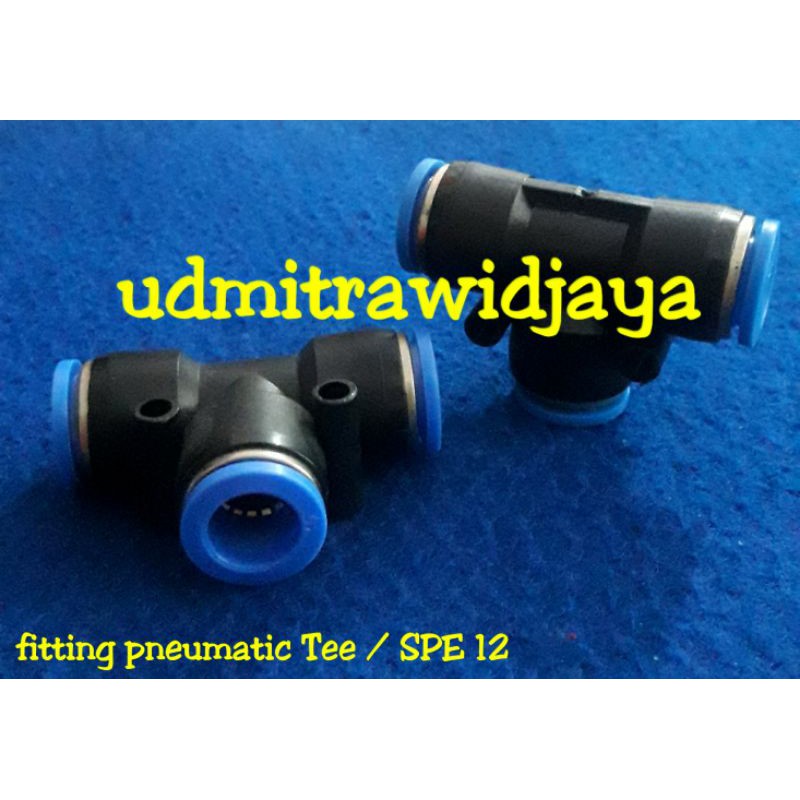 Jual Fitting pneumatic / sambungan selang angin model TEE (T) SPE ...