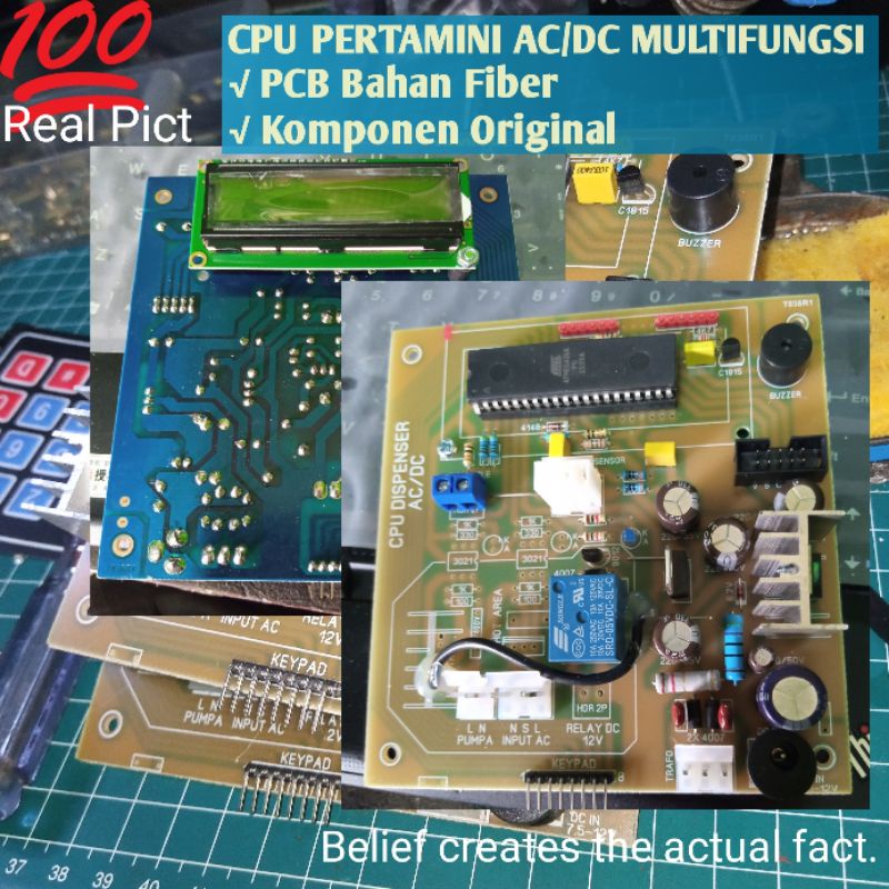 Jual Promo CPU Pom Mini AC/DC Minimalis Harga Paling Murah PCB Bahan ...