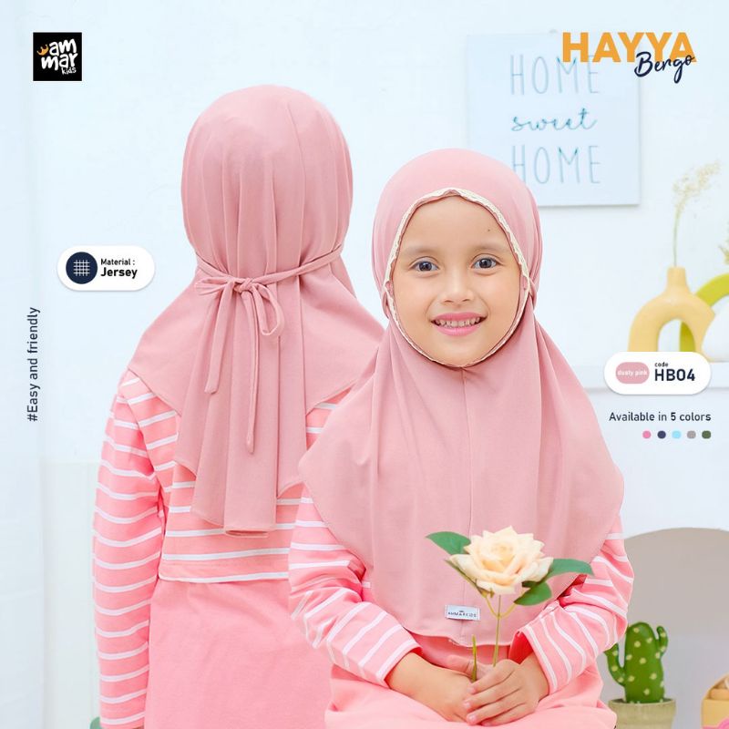 Jual Ammar Kids Jilbab Tali Hayya Bergo Anak Balita | Shopee Indonesia