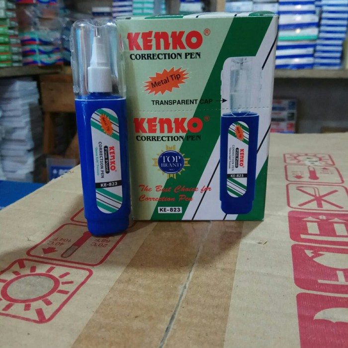 Jual Tipex tip-ex Kenko KE-823 metal tip gepeng biru | Shopee Indonesia