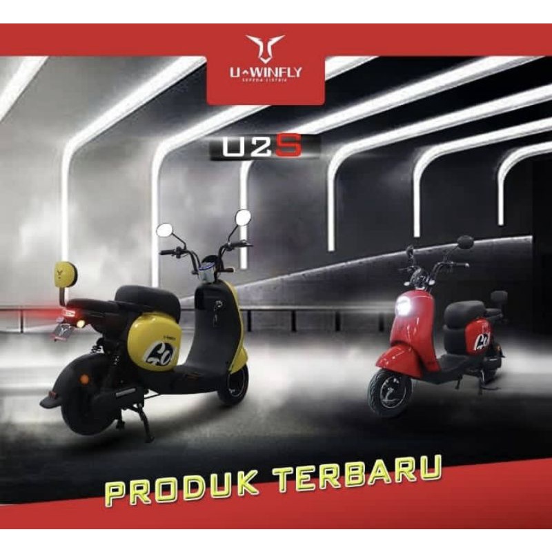 Jual NEW SERIES SEPEDA LISTRIK U-WINFLY U2S DENGAN BATRE 48V 20AH ...