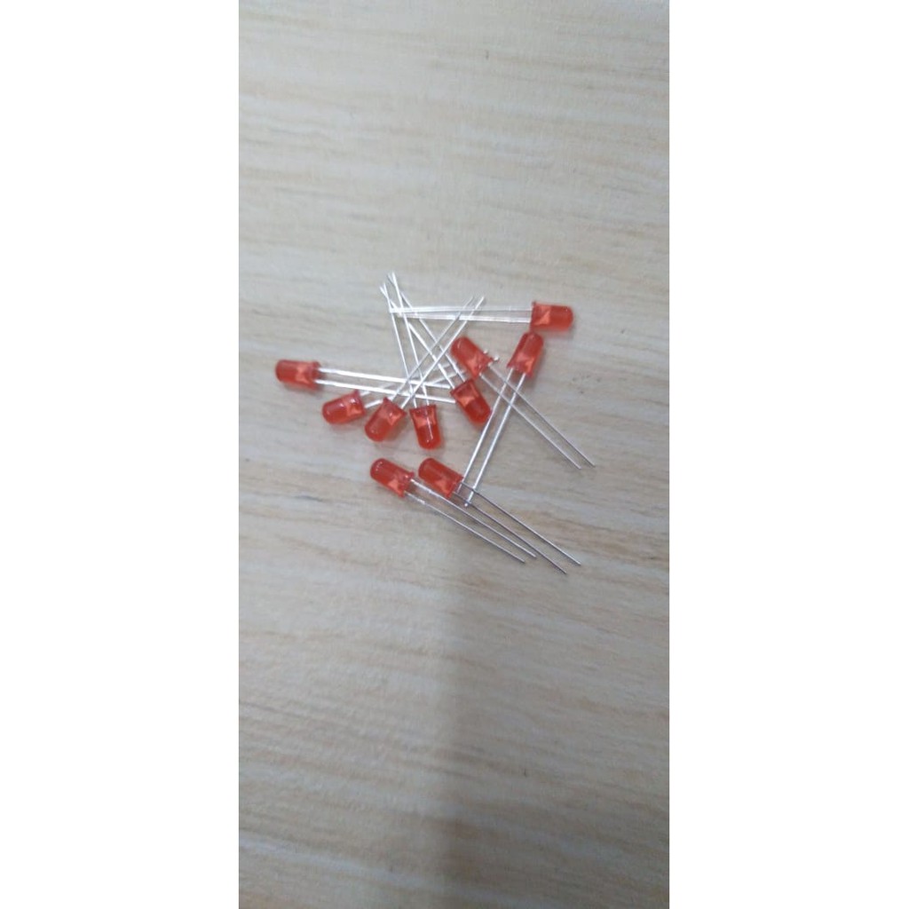Jual LAMPU LED 5MM BUTEK MERAH led merah 5mm | Shopee Indonesia