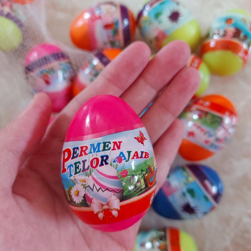 Jual Mainan telur ajaib berhadiah / mainan surprise egg / mainan telor ...