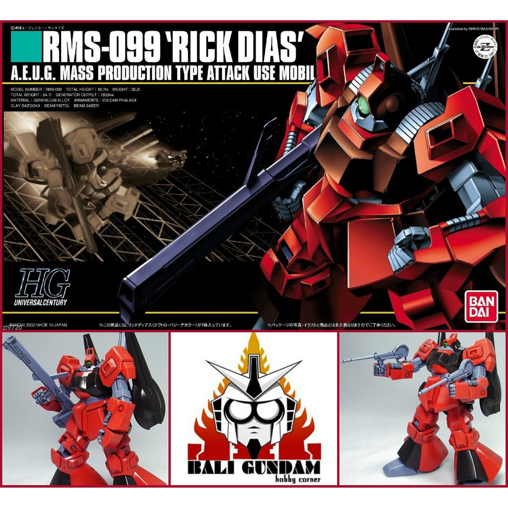 Jual HG 1/144 RMS-099 RICK DIAS QUATTRO BAJEENA CUSTOM | Shopee Indonesia
