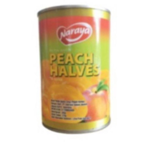 Jual Naraya buah peach kaleng 425gr | Shopee Indonesia