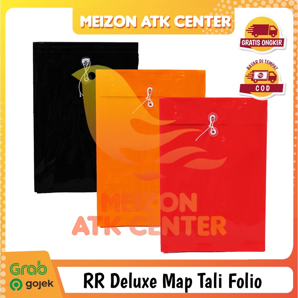Jual RR DELUXE MAP TALI PLASTIK FOLIO DOCUMENT BAG [1 LUSIN] | Shopee ...