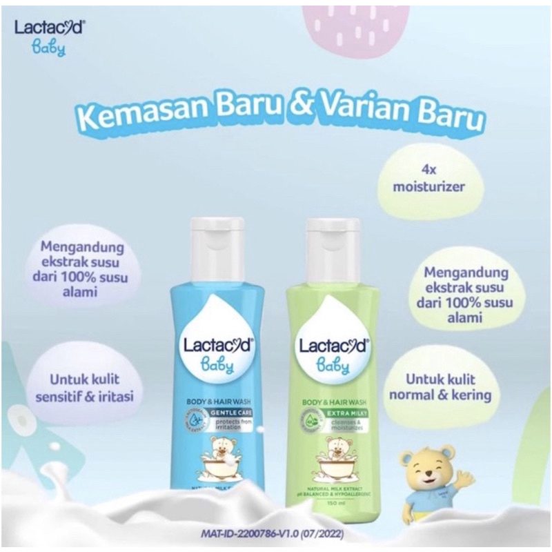 Jual Lactacyd Baby Wash / extra milky / 60ml 150ml 250ml | Shopee Indonesia