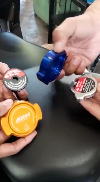 Jual RADIATOR CAP TUTUP RADIATOR ARM FULL CNC NMAX AEROX PCX VARIO CBR ...