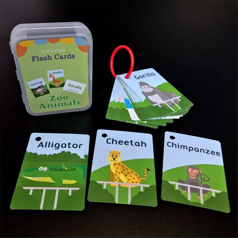 Jual Flashcard Yoyo Flash Card Anak Mainan Edukasi Anak Kartu Pintar ...