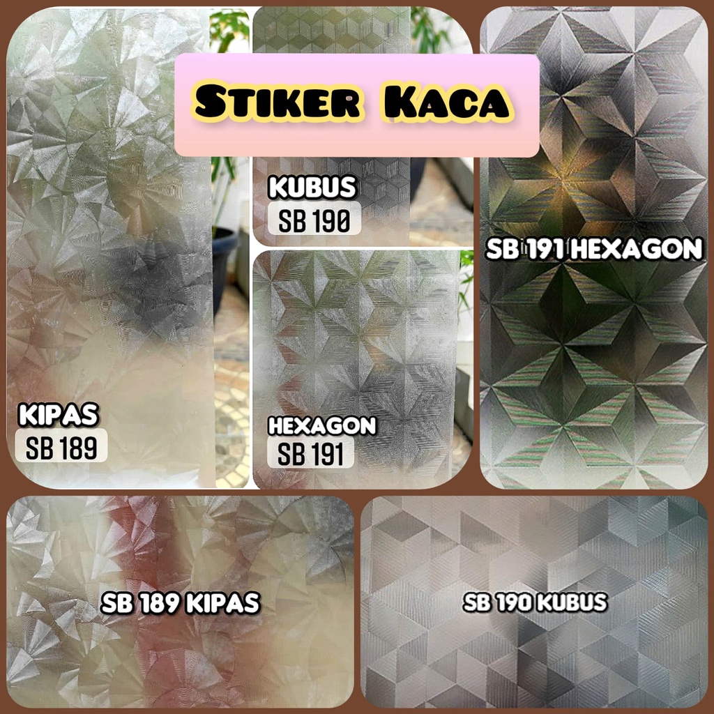 Jual [VIP] SUNBLAST KACA STICKER KACA WALLPAPER KACA STIKER KACA ...