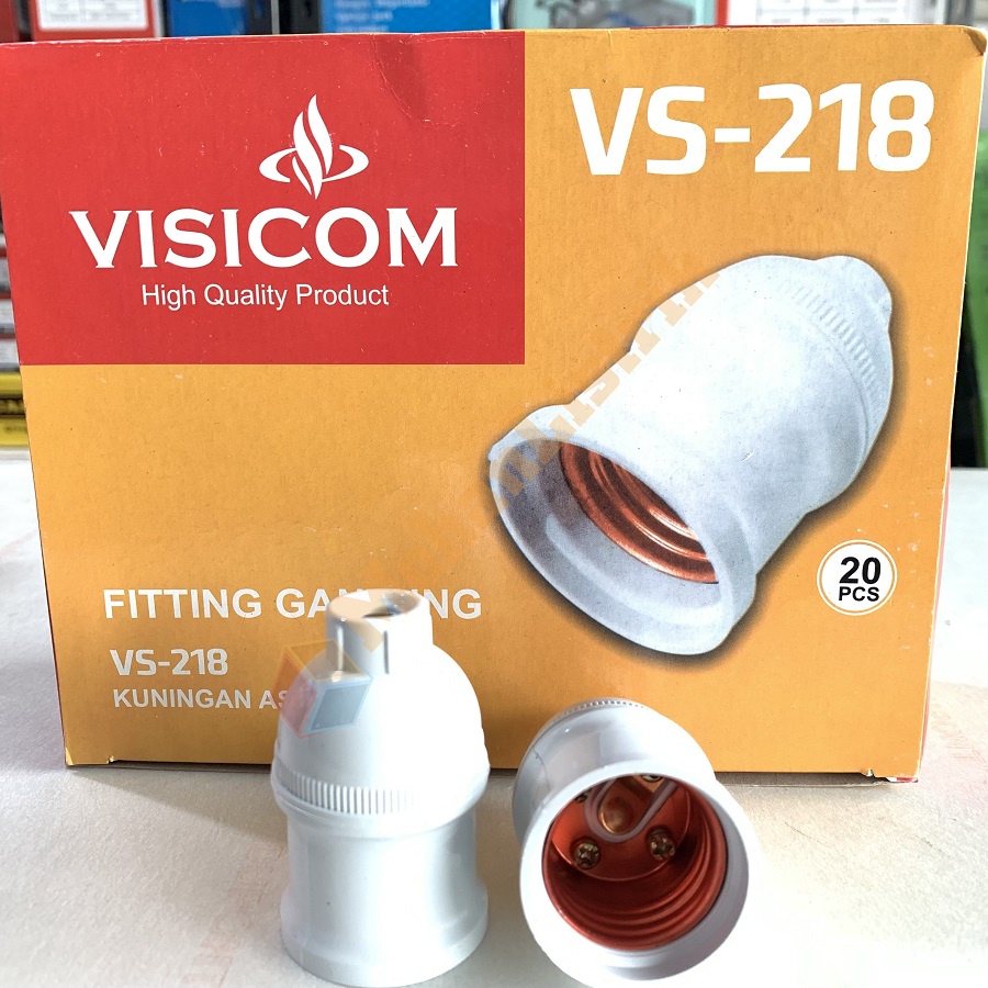 Jual FITING FITTING LAMPU GANTUNG E27 VISICOM VS-218 MURAH SNI | Shopee Indonesia