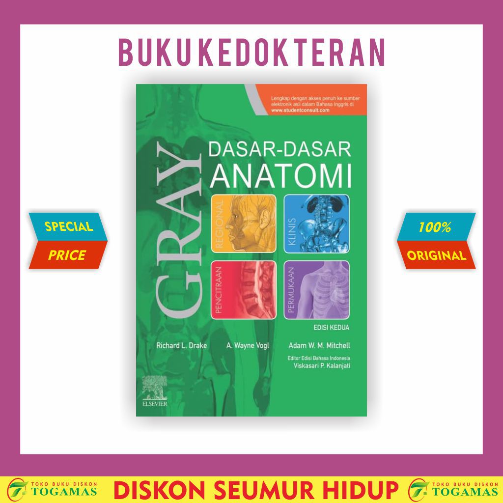 Jual BUKU KEDOKTERAN GRAY DASAR-DASAR ANATOMI ED. 2 | Shopee Indonesia