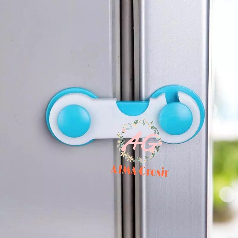 Jual Alat Kunci Pintu Lemari - Safety Lock Pengunci Kulkas Laci ...