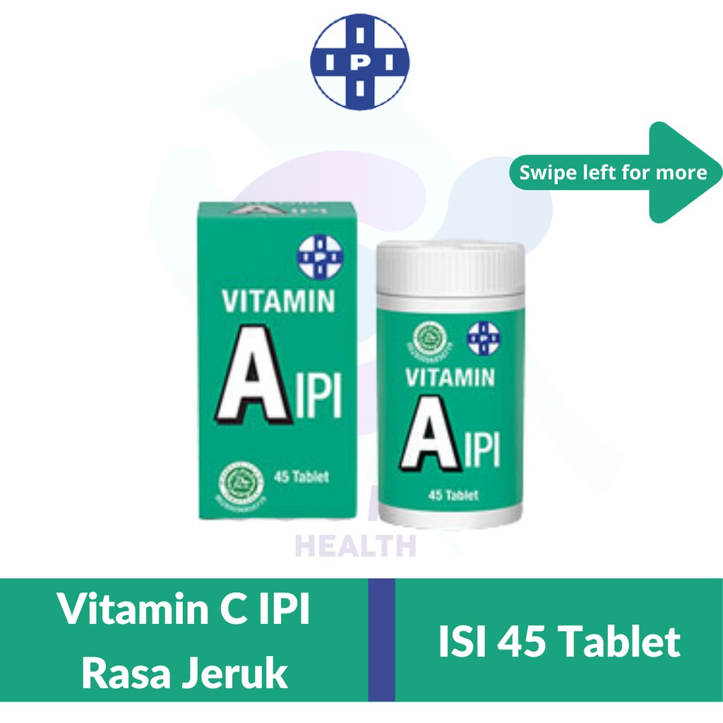 Jual Vitamin A IPI bantu Jaga Daya Tahan Tubuh - isi 45 tablet | Shopee ...