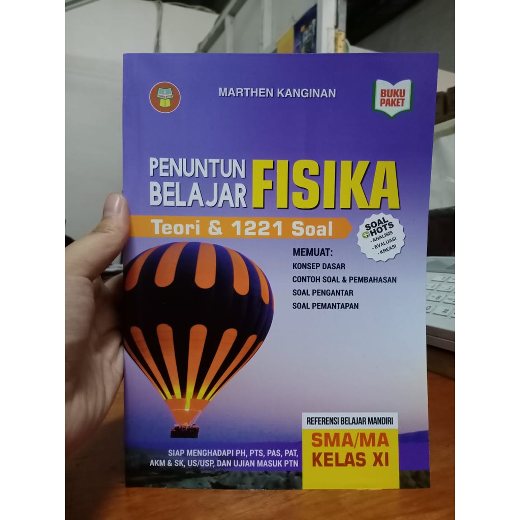 Jual BUKU PENUNTUN BELAJAR FISIKA UNTUK SISWA SMA-MA KELAS XI DILENGKAPI 1221 SOAL AKM-MARTHEEN ...