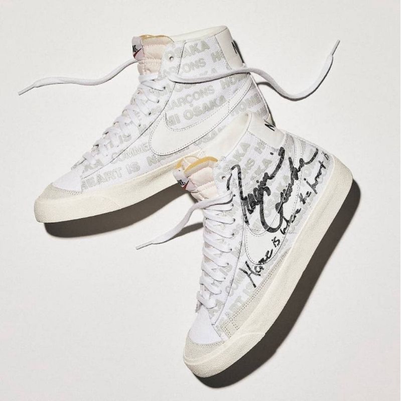 Jual SEPATU PRIA CDG x NAOMI OSAKA x Nike blazer 77 mid 40-45 bnib | Shopee Indonesia