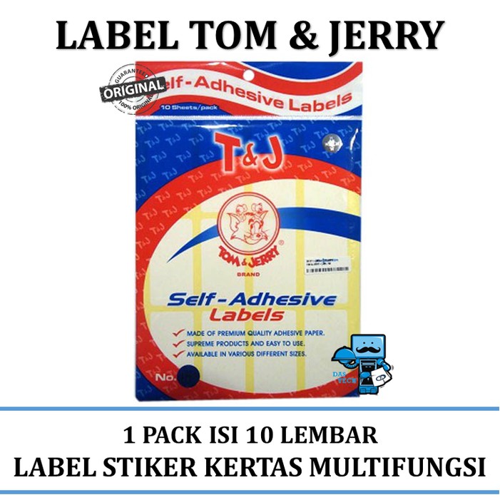 Jual Label Tom Jerry 1pak Isi 10 Lembar | Shopee Indonesia